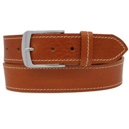 AnnaMatoni Herren Lederg&uuml;rtel "AnnaMatoni Lederg&uuml;rtel Juno Lederg&uuml;rtel Juno", braun, Gr. 125, 100% Leder, G&uuml;rtel