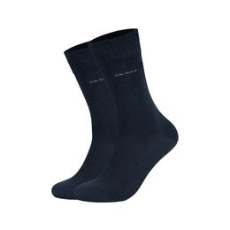 Camano Damen Socken "Socken 2er Pack", Gr. 39schwarz saphire, 51% Lyocell, 21% Wolle, 27% Polyamid, 1% Elasthan, uni, Socken, 2er Pack Weicher