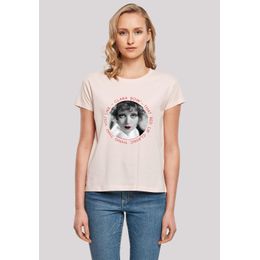 T-Shirt F4NT4STIC "Clara Bow That Red Lip Classic Thing Circle", Damen, Gr. L, rosa (pink), Obermaterial: 100% Baumwolle, oversize, Rundhals, ohne B&uuml;ndchen, Shirts T-Shirt, Premium Qualit&auml;t