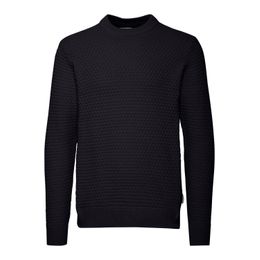 Casual Friday Jungen Strickfleece-Pullover "Strickpullover CFKARL structured crew neck knit", blau, Gr. XL, Obermaterial: 100% Baumwolle CO., Pullover