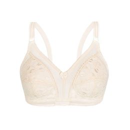 Sassa Mode SASSA Damen Soft-BH "Soft BH ohne B&uuml;gel Functional Bras", Gr. 85, beige, Spitze, Obermaterial: 90% Polyamid PA. 10% Elasthan EL., BHs