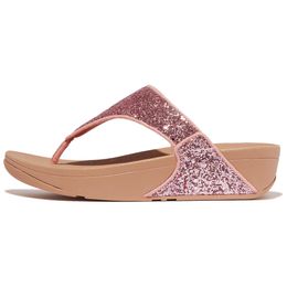 fitflop Damen Dianette "Lulu", Gr. 39, rosa, Synthetik, Glitzer, unifarben, Schuhe, Badeschuh, Sandale, Sommerschuh mit Glitter Bandage