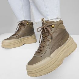 Puma Damen Stiefel "Mayra Sneakers Damen", Gr. 37totally taupe braun, Obermaterial: Kuhleder, Textil; Futter: Textil; Innensohle: Textil; Laufsohle: