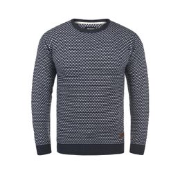 INDICODE Herren Strickfleece-Pullover "Strickpullover IDCoppler", blau, Gr. XL, Obermaterial: 100% Polyacryl PAN., Pullover