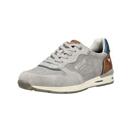 Mustang Shoes Herren Sneaker "Mustang Shoes Sneaker Lederimitat", Gr. 41, grau, Lederimitat, Schuhe