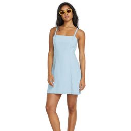 Billabong Damen Minikleid "Stay In The Sun", blau, Gr. M, 100% Baumwolle, Kleider