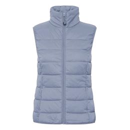 oxmo Damen Steppweste "Steppweste OXBena", blau, Gr. 40, Obermaterial: 100% Nylon NY., Westen