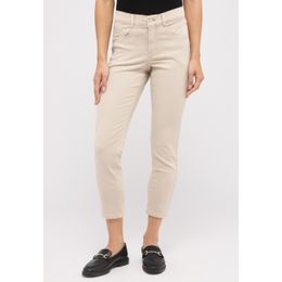 Angels Damen 7/8-Jeans "ORNELLA", beige, Gr. 44, Denim/Jeans, Obermaterial: 92% Baumwolle, 6% Polyester, 2% Elasthan, Jeans, mit Used-Waschung