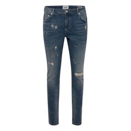 !Solid SOLID Herren 5-Pocket-Jeans "5-Pocket-Jeans SDTri", blau, Gr. 33, Obermaterial: 98% Baumwolle CO. 2% Elasthan EL., Hosen