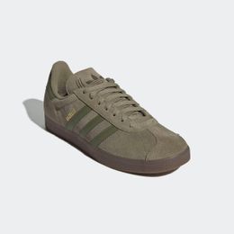 Herren Sneaker "GAZELLE", adidas originals, Gr. 45, grün, Leder, Synthetik, Schuhe