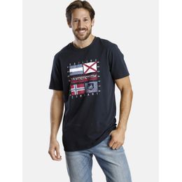 Jan Vanderstorm Herren T-Shirt "Doppelpack T-Shirt PREBEN", blau, Gr. L, Obermaterial: 100% Baumwolle CO., Shirts