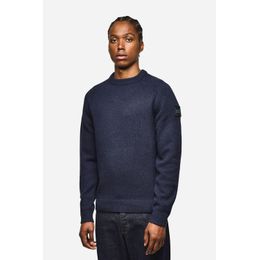 Herren Sweatshirt "ZAGREB WOOL RICH SWEATER. Herren", blau, Gr. M, Weekend Offender, 80% WOLLE, 20% NYLON, Sweatshirts, Pullover Herren, leichter