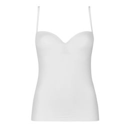 Nina von C. Damen BH-Hemd "BH Hemd mit gemoldeter B&uuml;ste Secret", Gr. 75, wei&szlig;, Stoff, Obermaterial: 95% Polyamid PA. 5% Elasthan EL., BHs