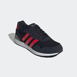Herren Sneaker "RUN 60S 4.0", adidas Sportswear, Gr. 42, schwarz, Leder, Textil, Schuhe