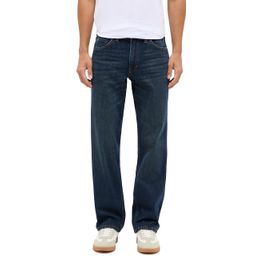 Mustang Herren Straight-Jeans "Herren Style Tramper Straight", blau, Gr. 40, unifarben, Denim/Jeans, 99% Baumwolle, 1% Elasthan, Jeans
