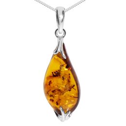 OSTSEE-SCHMUCK Damen Kette mit Anh&auml;nger "OSTSEE-SCHMUCK Kette mit Anh&auml;nger Stella", 42cm, Silber 925 (Sterlingsilber), L: 42, silber, Silber 925