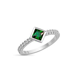 Lady Damen Fingerring, 18, Silber 925 (Sterlingsilber), silber, Silber 925 (Sterlingsilber), Fingerringe