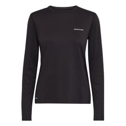 North Bend Damen Sweatshirt "Longsleeve NBAdri W", schwarz, Gr. 40, Obermaterial: 90% Polyester PES. 10% Elasthan EL., Shirts