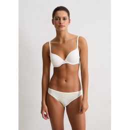 Marc O'Polo MARC O'POLO Damen B&uuml;gel-BH "Second Skin Jaquard", Gr. 70, wei&szlig;, Obermaterial: 63% Polyamid, 30% Polyester, 7% Elasthan, BHs, leicht gepolsterte Cups,