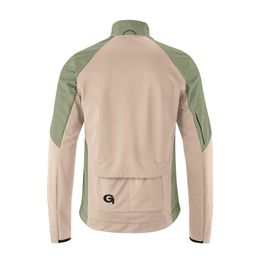 Gonso Herren Fahrradjacke "TRAIL JACKET SOFTSHELL M", beige, Gr. XL, 100% Polyester, Jacken, Wasserabweisend, strapazierf&auml;hig, atmungsaktiv