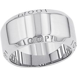 JOOP! JOOP Damen Fingerring "2038050/-51/-52/-53", 56, Silber 925 (Sterlingsilber), 10mm, silber, Silber 925 (Sterlingsilber), Fingerringe