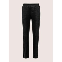 Madeleine Mode MADELEINE Damen Schlupfhose "Sweathose Sweathose", schwarz, Gr. 42, Obermaterial: 90% Polyester PES. 10% Elasthan EL., Hosen