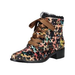 Laura Vita Damen Schn&uuml;rstiefelette "Laura Vita Stiefelette Textil", Gr. 40, braun, Textil, Schuhe