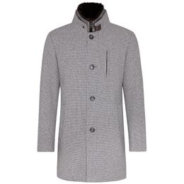 Cinque Herren Kurzmantel "CIARSENAL", grau, Gr. 48, Web, Obermaterial: 60% Wolle, 25% Polyester, 10% Polyamid, 5% sonstige Fasern, M&auml;ntel, mit