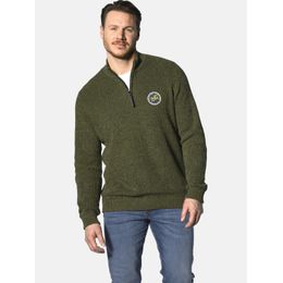 Jan Vanderstorm Herren Troyer "Pullover RAGNARLOD", gr&uuml;n, Gr. XL, Obermaterial: 100% Baumwolle CO., Pullover