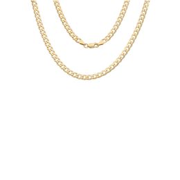 Firetti Damen Kette ohne Anh&auml;nger "Schmuck Geschenk Silber 925 Halsschmuck Halskette Panzerkette", 45, Silber 925 (Sterlingsilber), B: 4,8mm, gold,