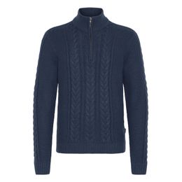Blend Herren Troyer "Troyer BHBasim", blau, Gr. XXXL, Obermaterial: 50% Baumwolle CO. 47% Polyacryl PAN. 3% Nylon NY., Pullover