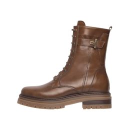 Nero Giardini Damen Schn&uuml;rstiefelette "Nero Giardini Stiefelette Leder", Gr. 40, braun, Leder, Schuhe