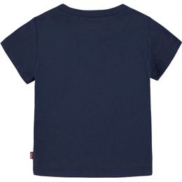 LEVI'S KIDS Jungen T-Shirt "BATWING TEE", blau, Gr. 6, bedruckt, Single Jersey, Obermaterial: 100% Baumwolle, Shirts, Baby UNISEX