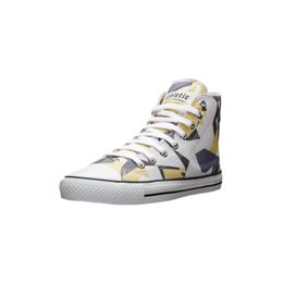 Ethletic Damen Sneaker "White Cap Hi Cut", Gr. 45, gelb, Obermaterial: 100% Baumwolle; Futter: 100% Baumwolle; Decksohle: 100% Baumwolle; Sohle: 100%