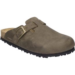 Josef Seibel Damen Clog "Hermine 04, taupe", Gr. 43taupe, Obermaterial: 100% Rindsleder Leather cow., Schuhe