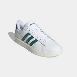 Herren Sneaker "GRAND COURT CLOUDFOAM COMFORT", adidas Sportswear, Gr. 43, wei&szlig;, Synthetik, Schuhe, Design auf den Spuren des adidas Superstar