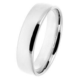 DOOSTI Damen Trauring "Schmuck Geschenk Silber 925 Trauring Ehering Partnerring LIEBE", 64, ohne Zirkonia, Silber 925 (Sterlingsilber), 5,5mm,