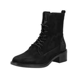 REGARDE LE CIEL Damen Schn&uuml;rstiefelette "Regarde Le Ciel Stiefelette Leder", Gr. 37, schwarz, Leder, Schuhe