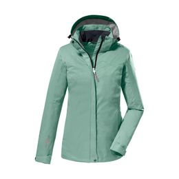 Killtec Damen Outdoorjacke "KOS 133 WMN JCKT", grün, Gr. 38, Oberstoff: 100% Polyester, Futter: 100% Polyester, Jacken, Wasser- und winddichte