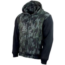 Roleff Motorradjacke "Hoodie", 4XL, schwarz, Jacken, mit Aramid und Protektoren