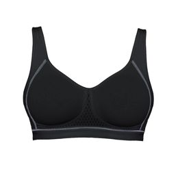 SuSa Damen Sport-BH "Sport BH Move medium", Gr. 95, schwarz, Obermaterial: 49% Polyamid PA. 33% Polyester PES. 18% Elasthan EL., BHs