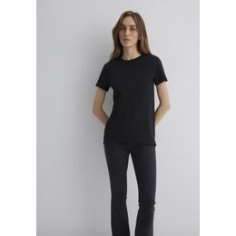 T-Shirt Mavi "CREW NECK T-SHIRT", Damen, Gr. XS, schwarz, 100% Baumwolle, unifarben, normal normal, Rundhals, Shirts T-Shirt, T-Shirt Basic