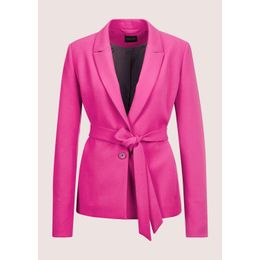 Madeleine Mode MADELEINE Damen Jackenblazer "Blazer Blazer mit Taillenband", grün, Gr. 48, Obermaterial: 49% Polyester PES. 42% Viskose CV. 9% Elasthan EL., Blazer