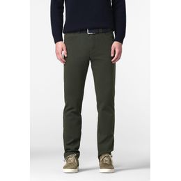 MEYER Herren Chinos "DUBLIN", grün, Gr. 98, unifarben, 60% Baumwolle;38% Polyester;2% Elasthan, Hosen, aus warmem Winter-Twill