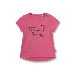 Sanetta Mädchen T-Shirt "T-Shirt 1er Pack", pink, Gr. 62, Obermaterial: 100% Baumwolle CO., Shirts