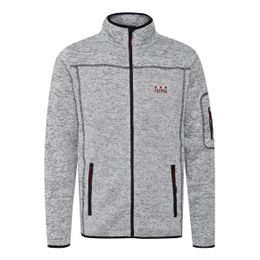 FQ1924 Herren Fleecejacke "Fleecejacke FQBikker", grau, Gr. M, Obermaterial: 100% Polyester PES., Jacken
