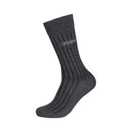 JOOP! JOOP Damen Socken "Socken 3er Pack", Gr. 39, grau, 69% Baumwolle, 31% Polyamid, gestreift, Socken