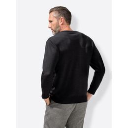 Marco Donati Damen V-Ausschnitt-Pullover "V-Pullover", grau, Gr. 50, unifarben, 100% Schurwolle, Pullover
