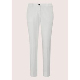 Madeleine Mode MADELEINE Damen Chinohose "Hose Chino-Hose mit B&uuml;gelfalten", wei&szlig;, Gr. 20, Obermaterial: 97% Baumwolle CO. 3% Elasthan EL., Hosen