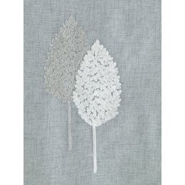 Gardine HEINE HOME, B:140cm H:145cm, grau, Polyester, Gardinen